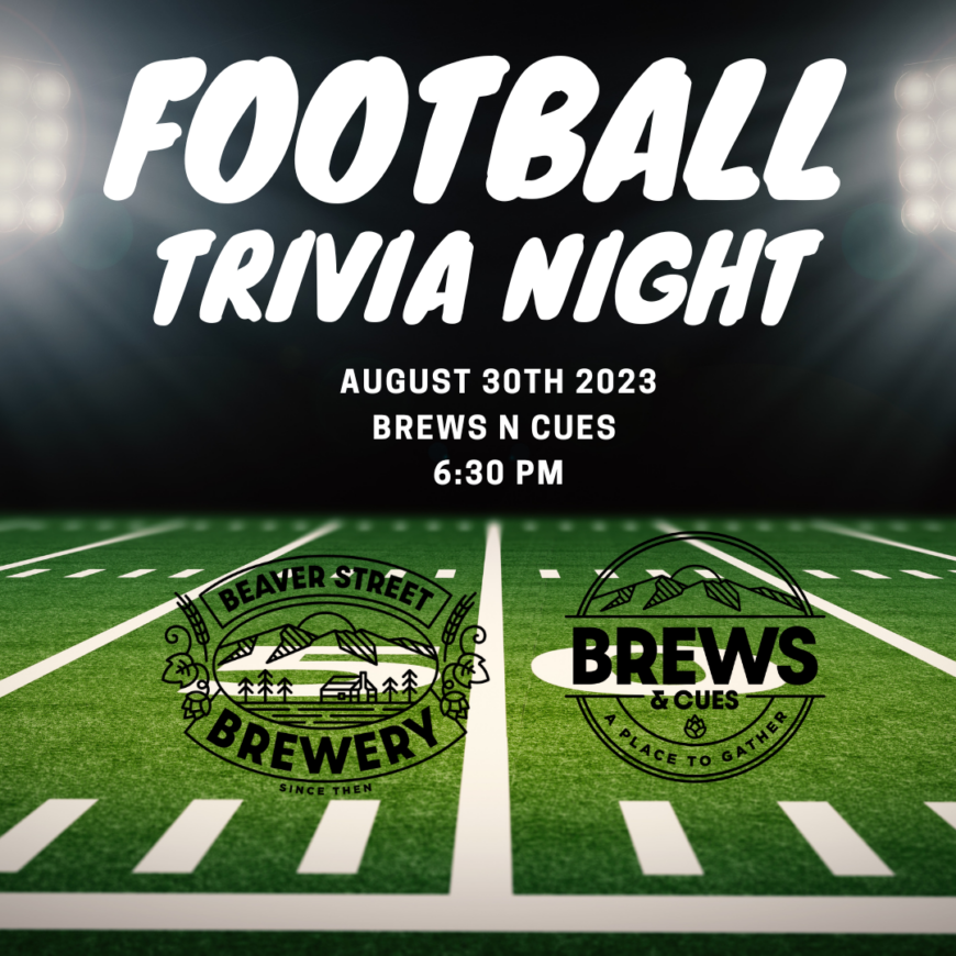 Football Themed Trivia Night | Beaver Street Brewery